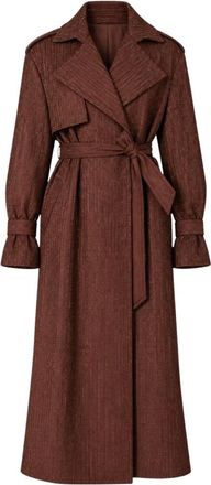 Twentyfourhaitch Trench Velia - Femme - Manteaux - Brun - Taille: 42 FR