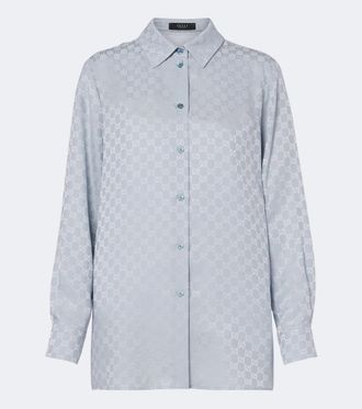 Gucci Chemise GG en jacquard de soie