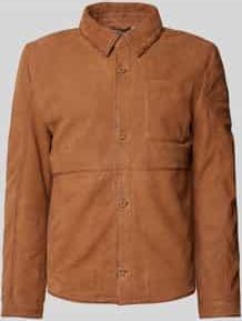 Gipsy Jacke in Leder-Optik mit Brusttasche Modell Jemmo