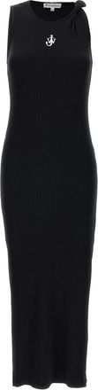 J.W.Anderson Femme, Robes, Noir, Taille: 36 FR Anchor Logo Twisted Strap Dress