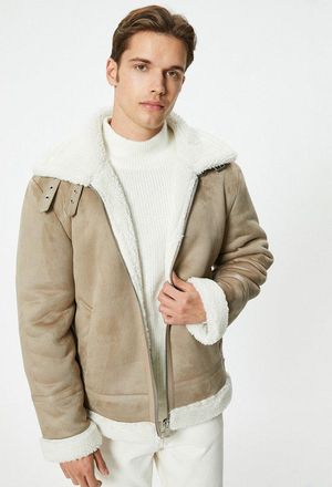 Koton Lederimitatjacke Kunstleder Slim