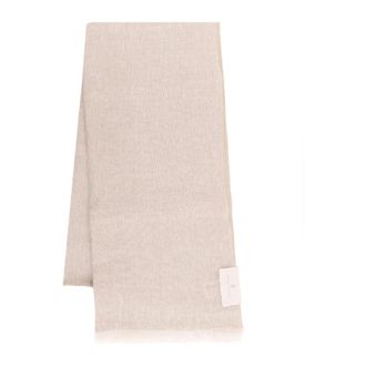 Brunello Cucinelli Femme, Accessoires, Beige, Taille: ONE Size Sparkling Linen Scarf