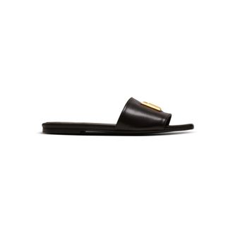Balmain Femme, Chaussures, Noir, Taille: 36 EU Dafne PB mules in calfskin