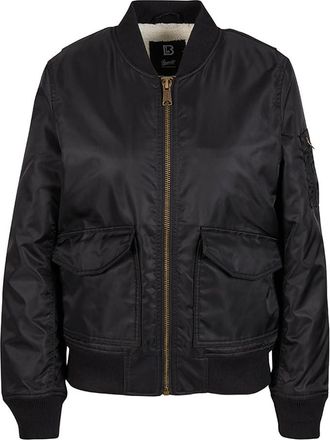 Brandit Women Sherpa Bomberjacket, Farbe: black, Gr&ouml;&szlig;e: XXL