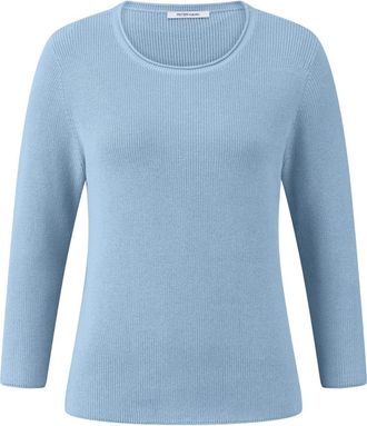 Peter Hahn Rundhals-Pullover Peter Hahn blau