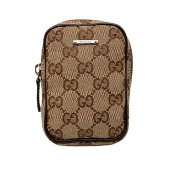Gucci Pre-owned Canvas Pouch - - Pre-owned - Damen - Beige - ONE SIZE