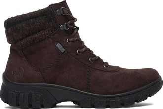 Rieker Schn&uuml;rschuhe Rieker CEO-Z7220-25 Dunkelbraun