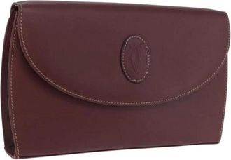 Cartier Sac pochette vintage doccasion - Femme - Pre-owned - Rouge - Taille: ONE Size