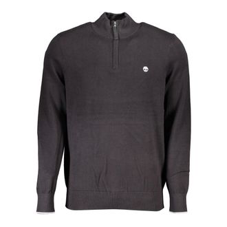 Timberland Homme, Pulls, Noir, Taille: 2XL Pull noir en coton à manches longues
