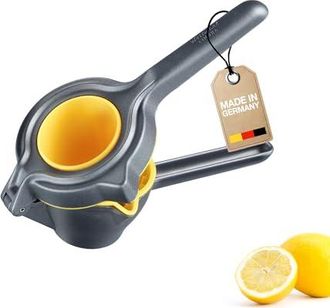 Westmark Zitronenpresse Limona Black Edition - Zitruspresse Manuell für Zitronen, Limetten & Orangen - Hand Entsafter in Anthrazit
