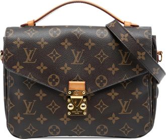 Louis Vuitton Hobo Bags - Monogram Pochette Metis - Gr. unisize - in Braun - f&uuml;r Damen