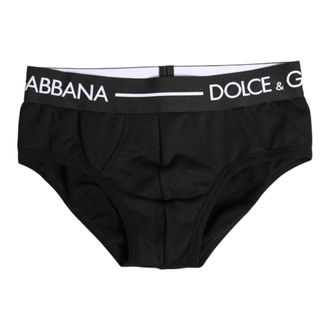 Dolce & Gabbana Homme, Sous-v&ecirc;tements, Noir, Taille: S Slip de sous-v&ecirc;tement classique en coton stretch