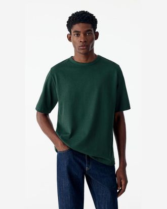 Arket Oversize-T-Shirt 270 GSM -Gr&uuml;n