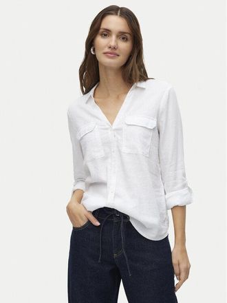 Vero Moda Hemd Linn 10308407 Wei&szlig; Regular Fit