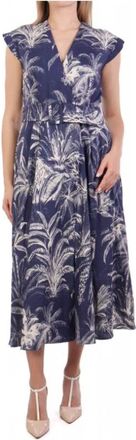 Marella Femme, Robes, Bleu, Taille: 38 FR Dress