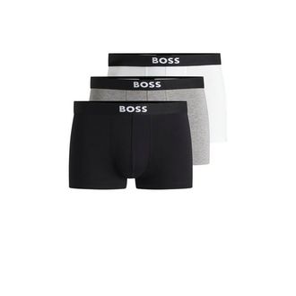 HUGO BOSS Lot de 3 boxers en coton m&eacute;lang&eacute;
