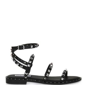 Steve Madden Femme, Chaussures, Noir, Taille: 37 1/2 EU Sandales de voyage