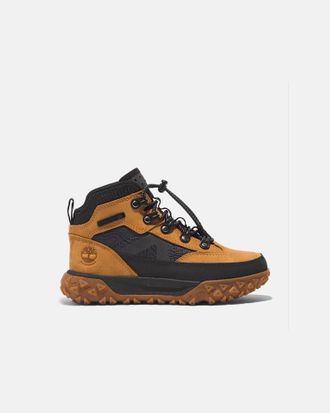 Timberland Halbhoher wasserfester GreenStride Motion 6 Bungee Sneaker f&uuml;r Jugendliche in Gelb, Gelb, Gr&ouml;&szlig;e