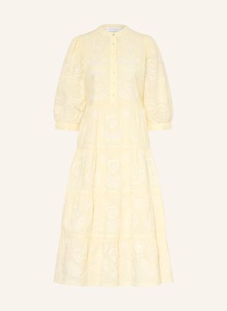 Rich & Royal Kleid Mit 3/4-Arm gelb