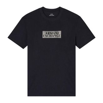 A|X Armani Exchange Homme, Tops, Noir, Taille: XL T-shirt en jersey avec logo