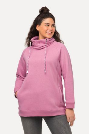 Ulla Popken Sweatshirt Bis 64 Sweatshirt mit Stehkragen Pullover