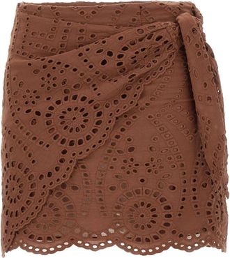 MC2 Saint Barth Femme, Jupes, Brun, Taille: 38 FR Nyra Mini Skirt