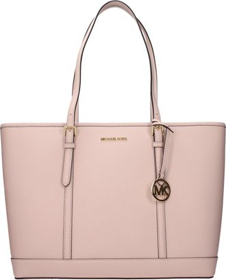 Michael Kors Femmes Sac &agrave; Bandouli&egrave;re Cuir Rose/Rose Poudr&eacute;