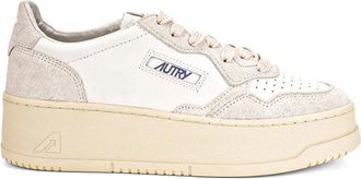 Autry Femme, Chaussures, Blanc, Taille: 40 EU Medalist Platform Baskets