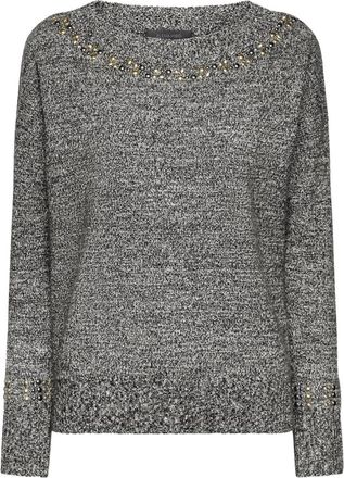 Elena Miro Femme, Pulls, Gris, Taille: 42 FR Maglia