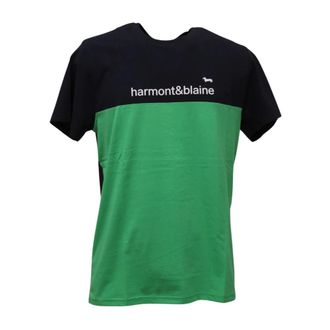 Harmont & Blaine Kurzarm T-Shirt - - Tops - Herren - Blau - XL