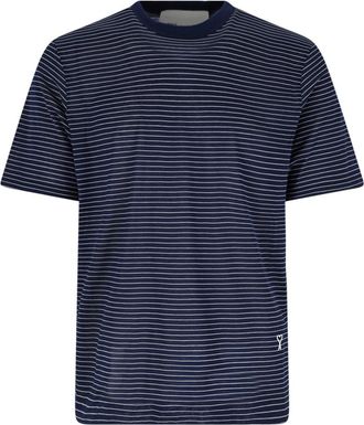 Ami Gestreiftes T-Shirt Ami De Caur