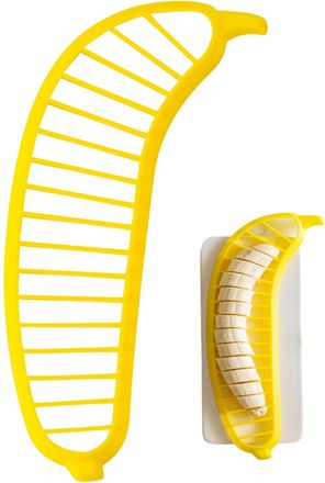 Generic Bananen-Schneider - Multifunktionaler Obstschneider, Bananenf&uuml;llwerkzeug | Sch&auml;lmaschine f&uuml;r die Zubereitung von Smoothies, einfaches Schneiden, Zubeh