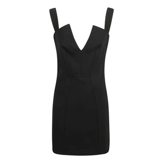 Givenchy Schwarzes V-Ausschnitt Mini-Kleid - - Dresses - Damen - Schwarzk - S