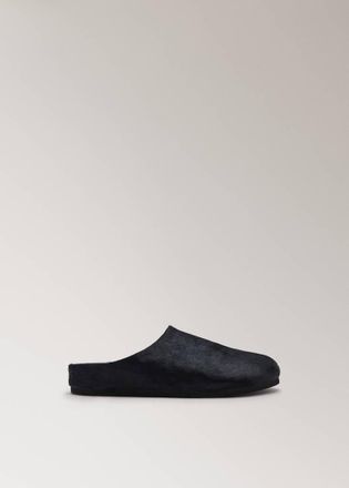 Mango Chaussons en feutre noir - Femme - 36 - MANGO