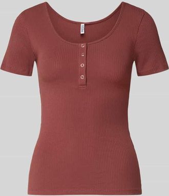 Pieces Slim Fit T-Shirt aus Bio-Baumwoll-Mix Modell KITTE