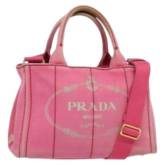 Prada Pre-owned Canvas prada-taschen - - Pre-owned - Damen - Rosa - ONE SIZE