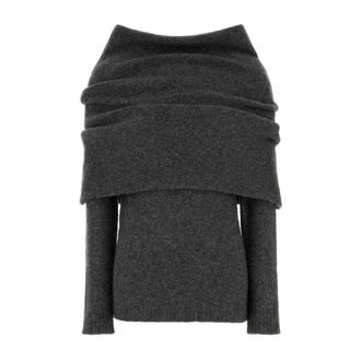 Entire studios Wollmischpullover - - Knitwear - Damen - Grau - XL/2XL