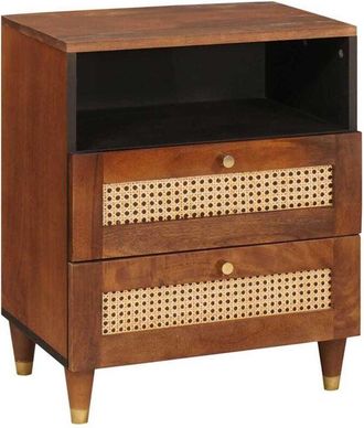 vidaXL Tables de chevet Marron 50 x 33 x 60 cm Vidaxl