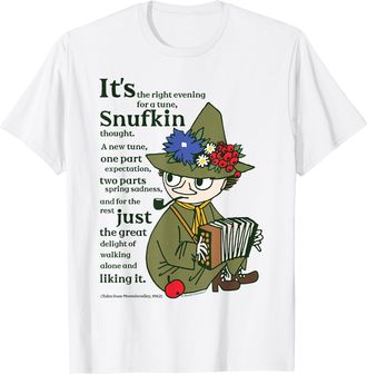 Moomin A New Tune Tales From Moominvalley Snufkin Zitat T-Shirt