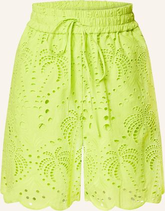 Darling Harbour Darling Harbour Shorts Mit Lochstickerei gruen