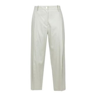 Alysi Hose mit Bundfalten - - Trousers - Damen - Gr&uuml;n - L