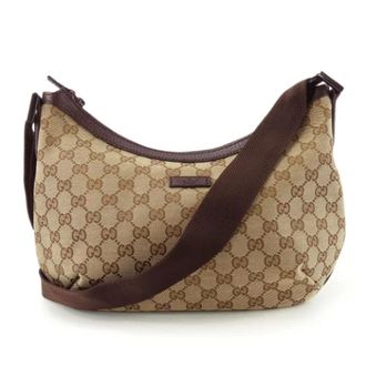 Gucci Pre-owned Toile sacs-gucci - Femme - Pre-owned - Brun - Taille: ONE Size