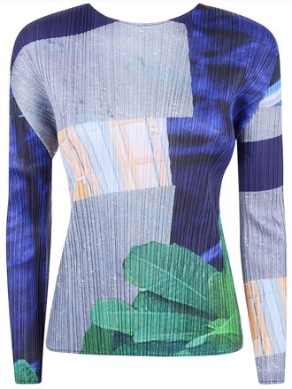 Issey Miyake T-Shirt Manica Corta City Collage