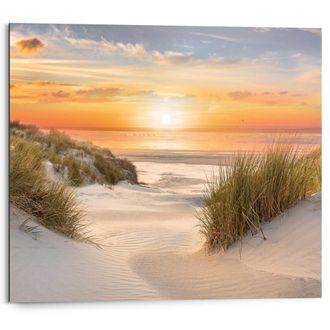 Reinders Wandbild, Ameland, Wohnzimmer, Bilder, Wanddeko, Room Decor, MDF, Orange, 40 x 50cm