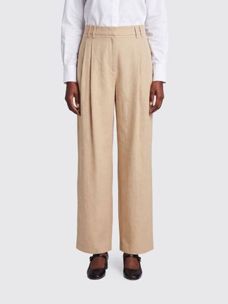 Brunello Cucinelli Pantalon Femme couleur Beige