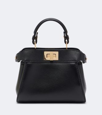 Fendi Henkeltasche Peekaboo Mini aus Leder