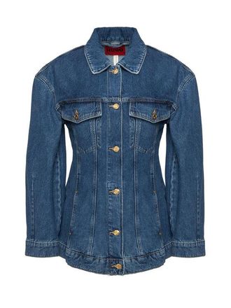 HUGO BOSS Jeansjacke Icon 50569648 Dunkelblau Regular Fit