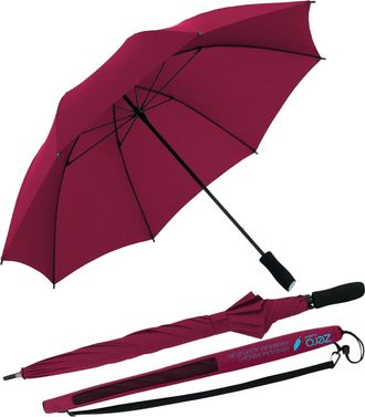 Doppler Zero Explore Regenschirm Wanderschirm ultraleicht - royal berry