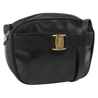 Ferragamo Sac bandouli&egrave;re Pre-owned - Femme - Pre-owned - Noir - Taille: ONE Size
