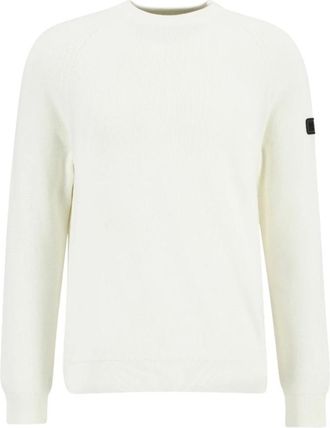 Barbour Pull col rond Monmouth - Homme - Pulls - Blanc - Taille: 2XL